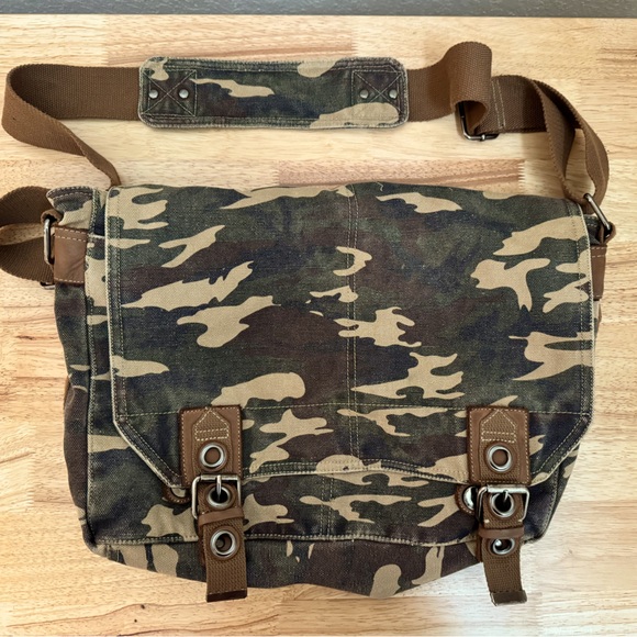Bags | Relic Vintage Military Messenger Bag | Poshmark